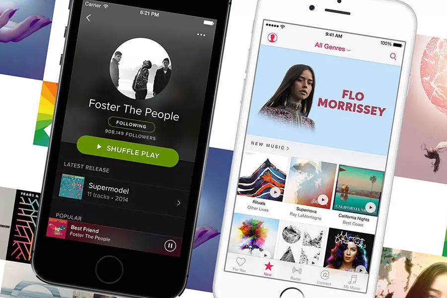 Apple Music Music permitirache subir música para escoitar sen conexión