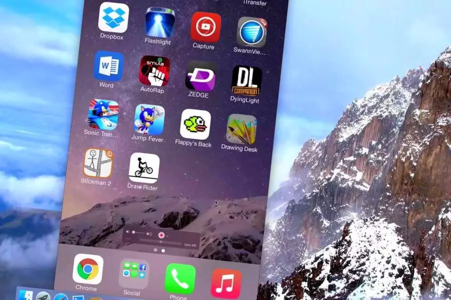 Amûrên li ser iOS 9 dikarin bêyî ku bi PC an Mac-ê ve girêdayî ekranê tomar bikin