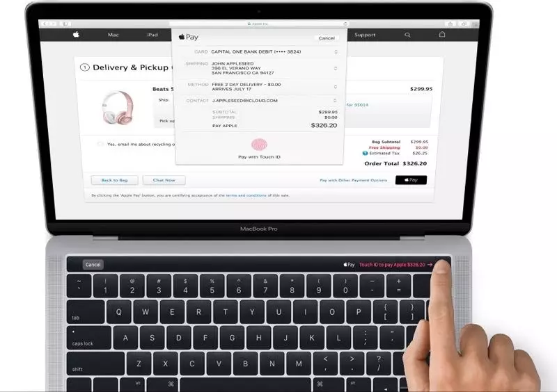 MacBook Pro Apple Pay