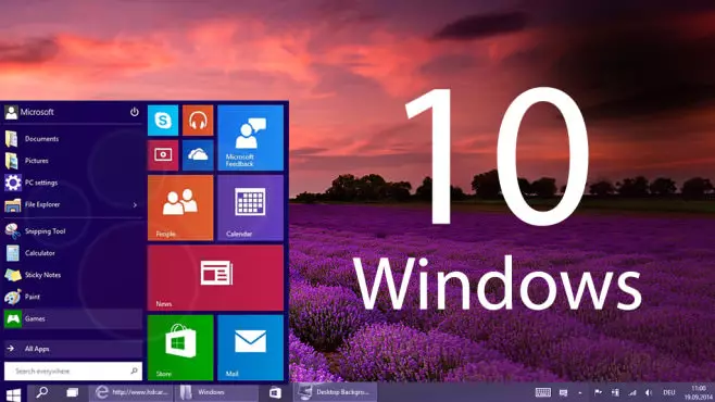 Εφαρμογή των Windows 10.