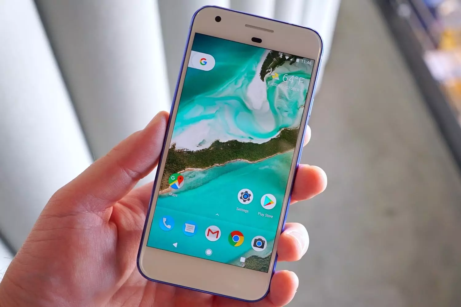 Lelei Google Pixel 2 foliga ofoofogia i le ata