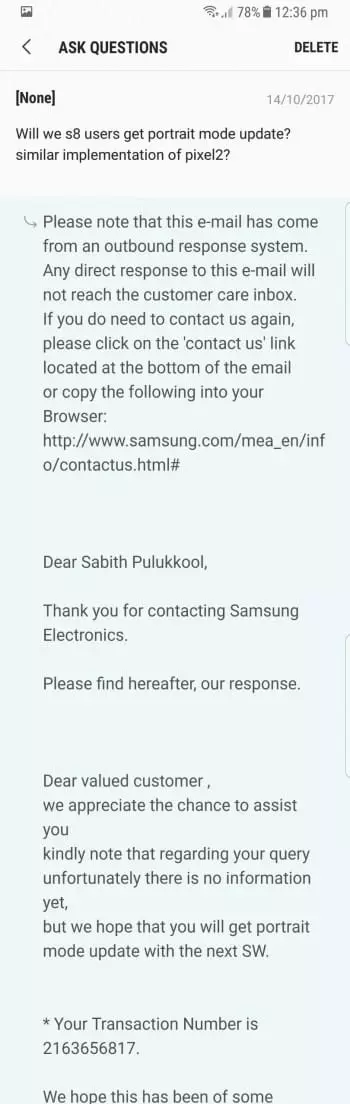 Ang Samsung Galaxy S8 Mga Tag-iya malipay sa usa ka bag-ong gimbuhaton 5165_2