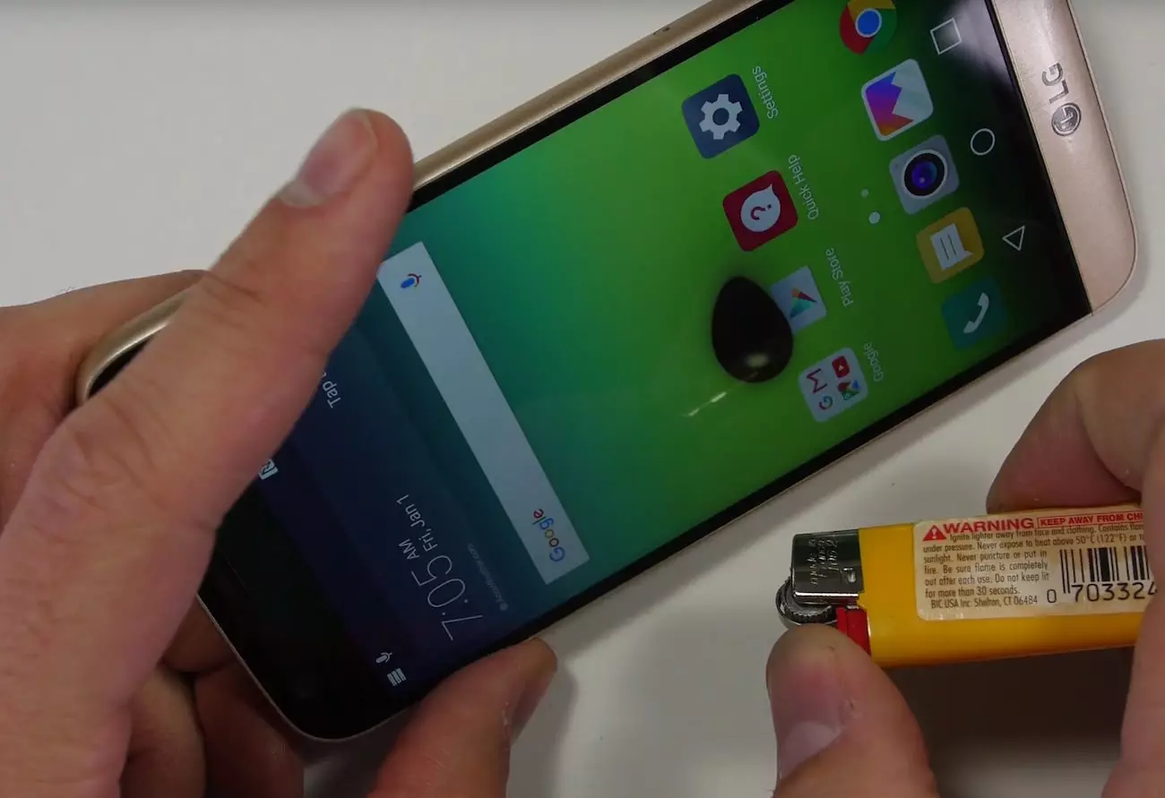 LG G5 Crash toets 2
