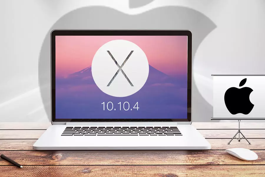 Rhyddhau OS X Yosemite 10.10.4 ar gyfer Mac Pro, IMAC, MacBook a Mac Mini