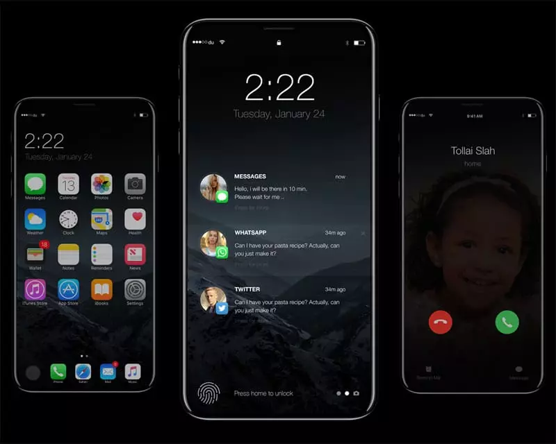 Apple-ийн Iphone 8 үзэл баримтлал Зураг 4