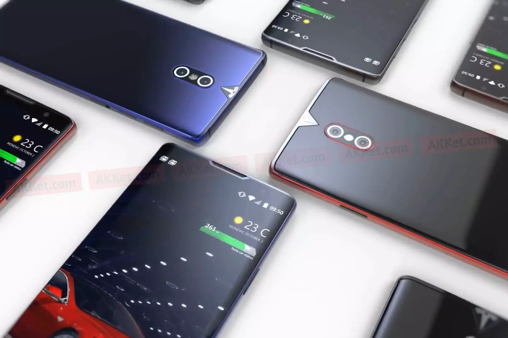 Den revolutionerande smartphone Tesla-telefonen har visat på video - det bästa flaggskeppet i världen 5697_1