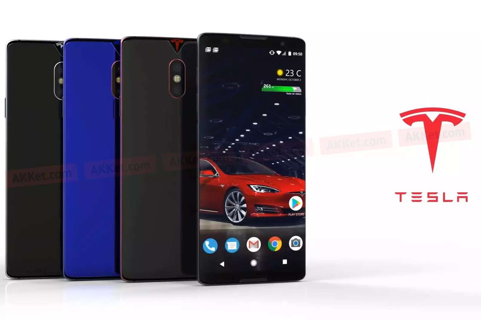 Il telefono rivoluzionario smartphone Tesla ha mostrato sul video - la migliore ammiraglia del mondo 5697_10