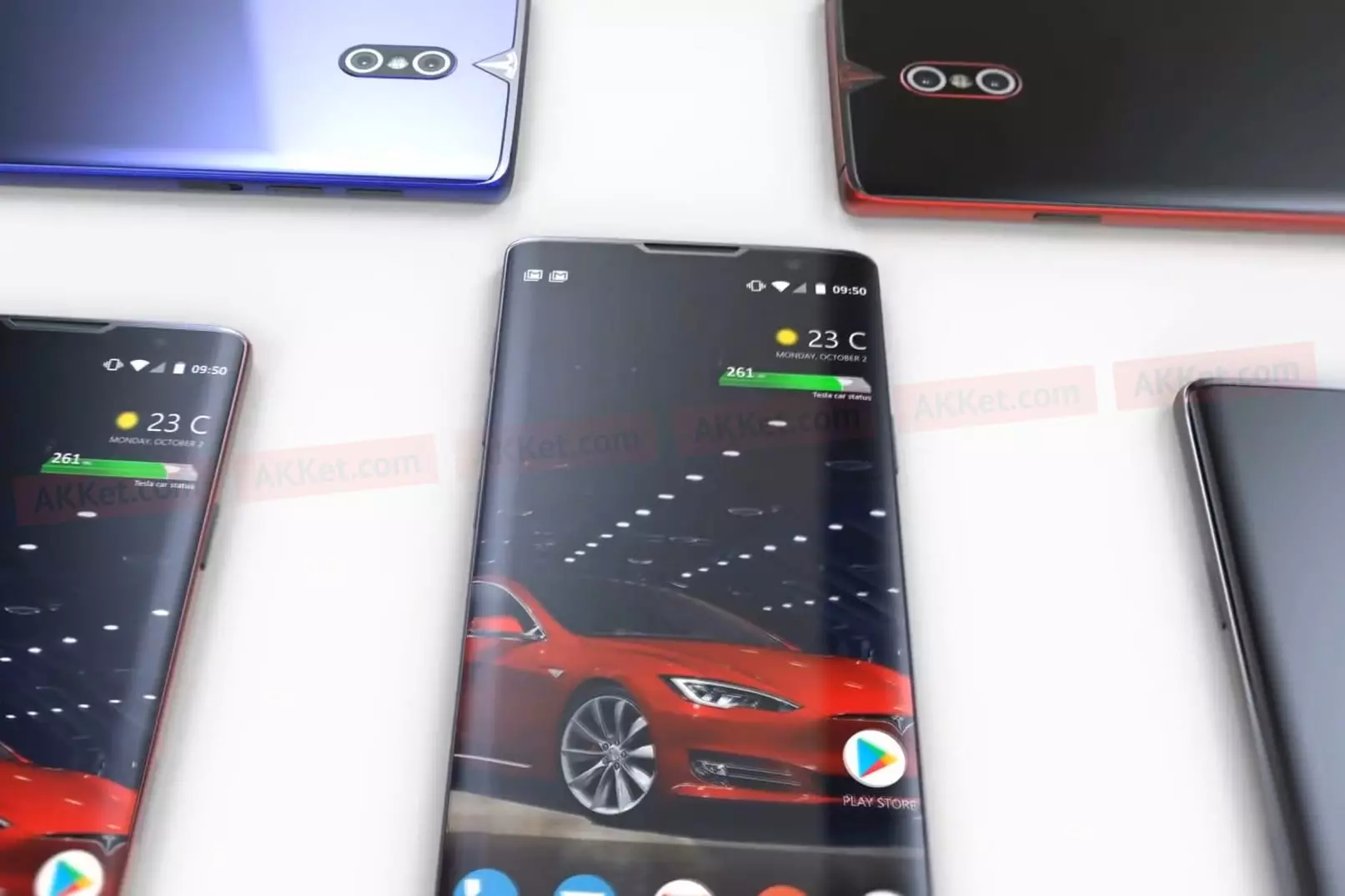 Den revolutionerande smartphone Tesla-telefonen har visat på video - det bästa flaggskeppet i världen 5697_5