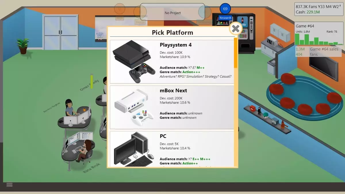 Hra Dev Tycoon - nejlepší hra bude vydána pro iPhone, iPad a Android 5815_3