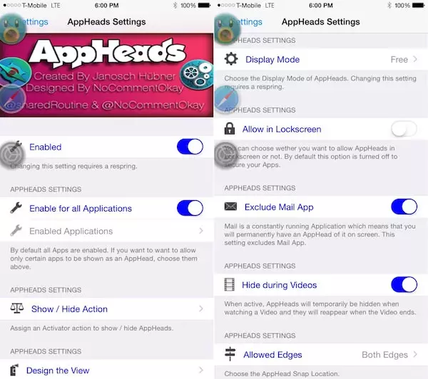 AppHeads 2。