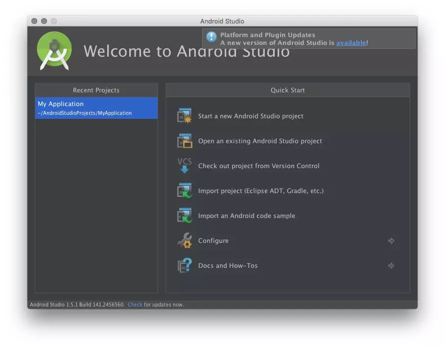 Android Studio 2.0 2