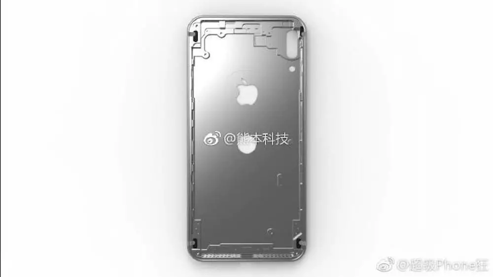 Fotos des iPhone 8-Gehäuses - Massivmetall, Doppelkamera und Touch-ID auf der Rückseite 6116_1