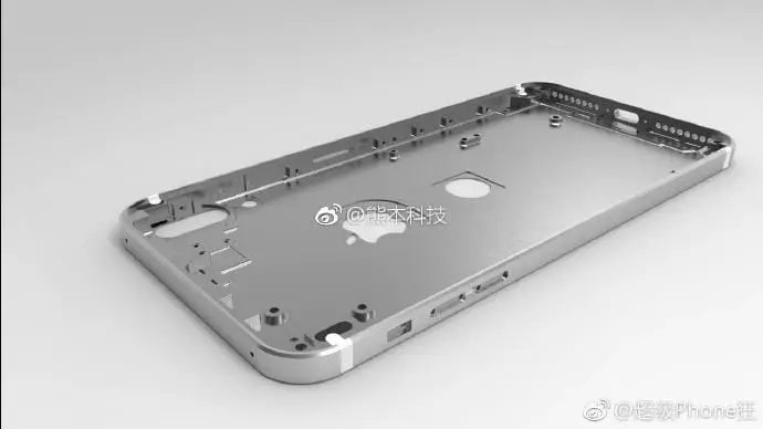 Billeder af iPhone 8 Housing - Solid Metal, Double Camera og Touch ID på bagcoveret 6116_3