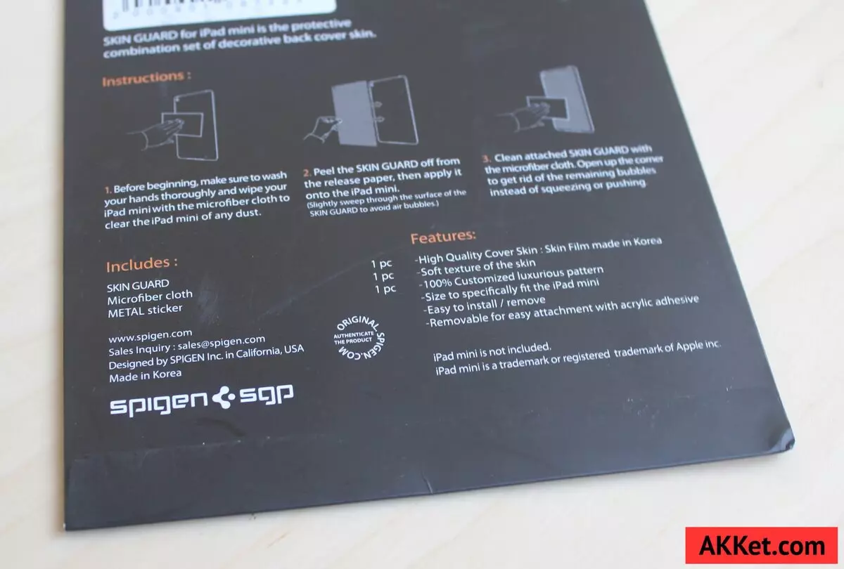 Spigen SGP Skingvard iPad Mini 4 recension 4