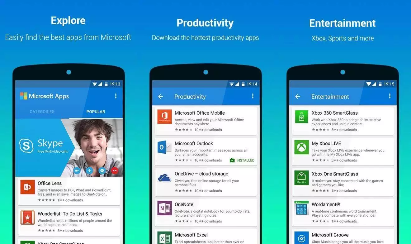 Microsoft Apps Android Google Play İndir