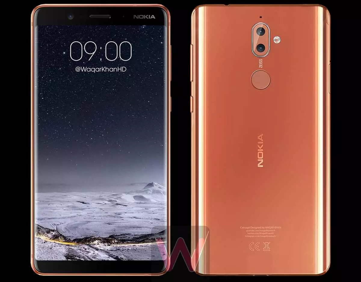 Rrjeti paraqiti një foto të mbulesës së pasme Nokia 9 - 