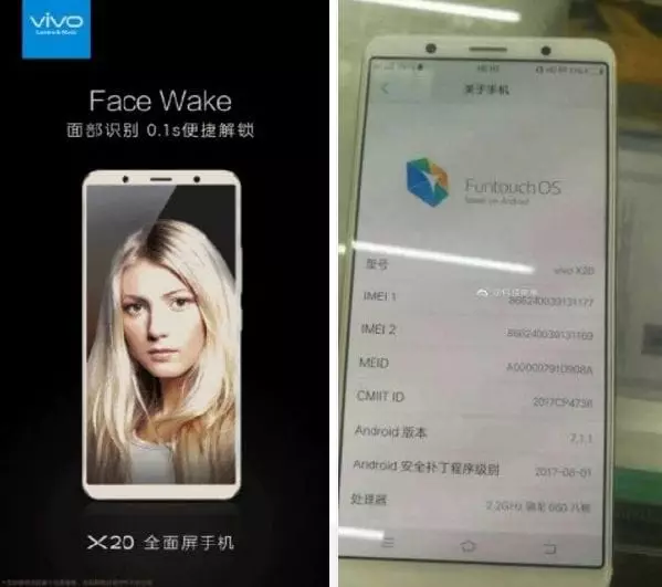 Frameless Vivo X20 prepoznaje lice za 0,1 sekundi, baš kao i iPhone 8 6364_2