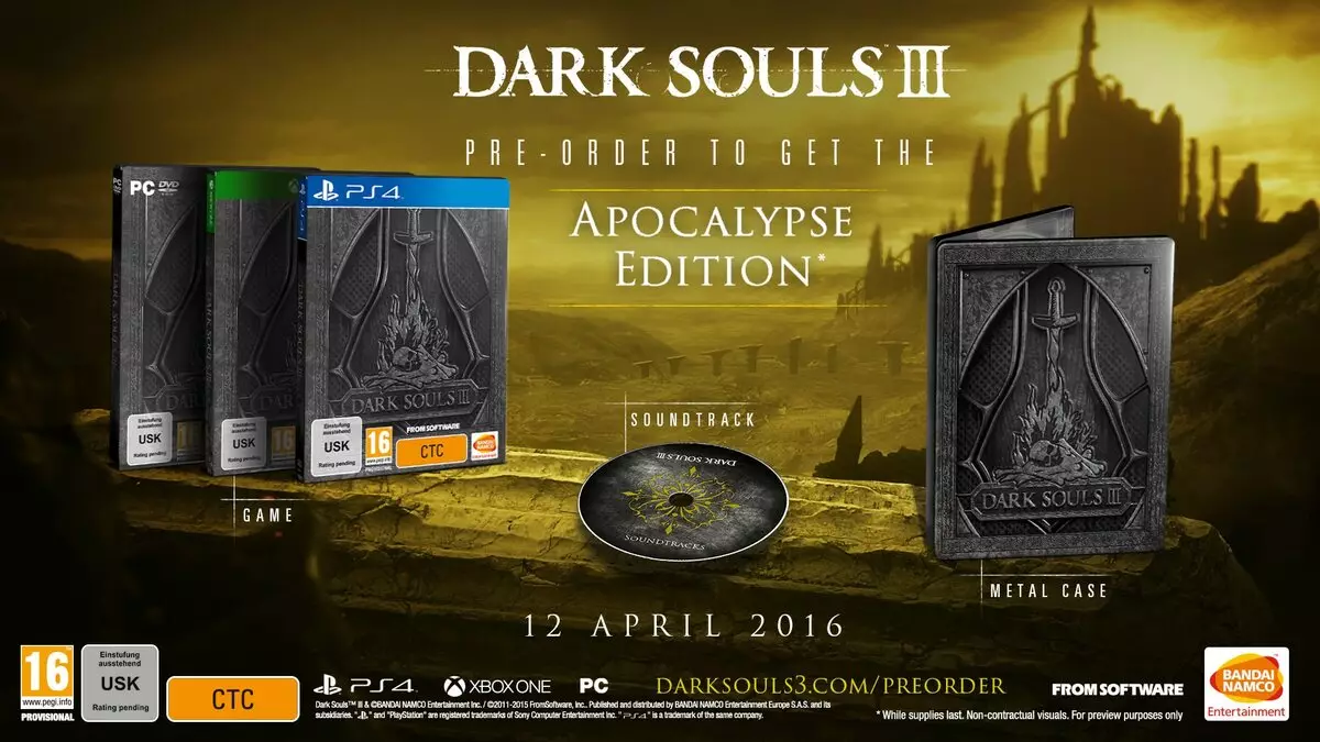 Dark Souls 3 PC PS4 Xbox One