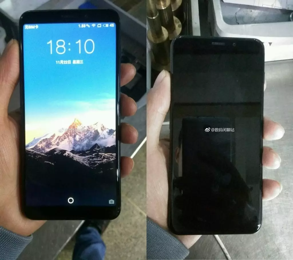 Ang tinuud nga petsa sa pag-anunsyo sa Unionless Smartphone Meizu M6 nga nahibal-an. 6654_2