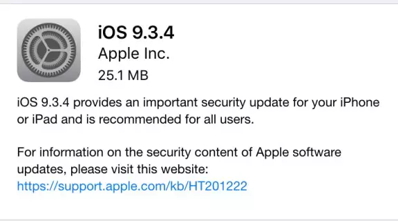 iOS 9.3.4 ഡൗൺലോഡ് ജയിൽബ്രേക്ക് 1