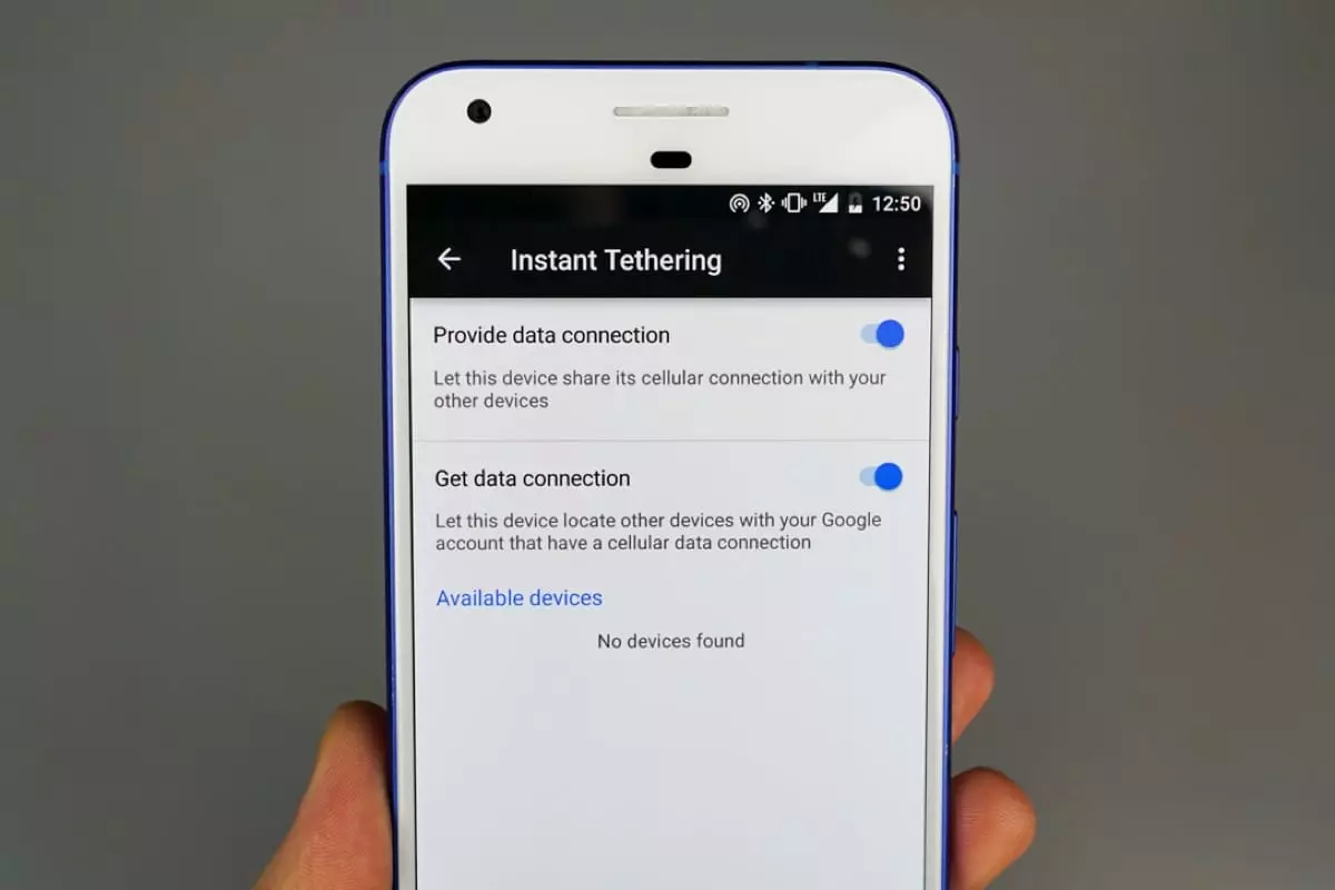 Instant Tethering Android Nougat