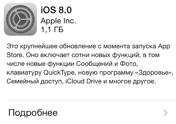 iOS 8 končno 2