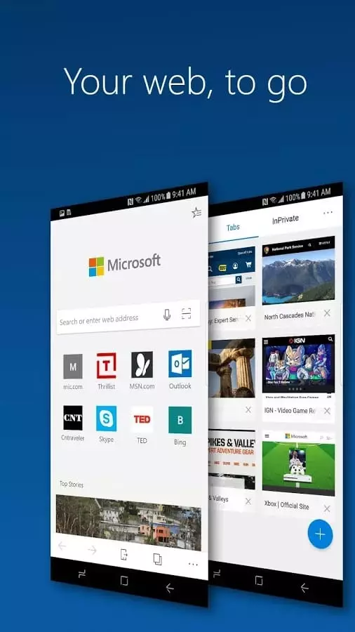 Microsoft Edge Webbrowser von Windows 10 wurde für alle Android-Smartphones verfügbar 7226_6