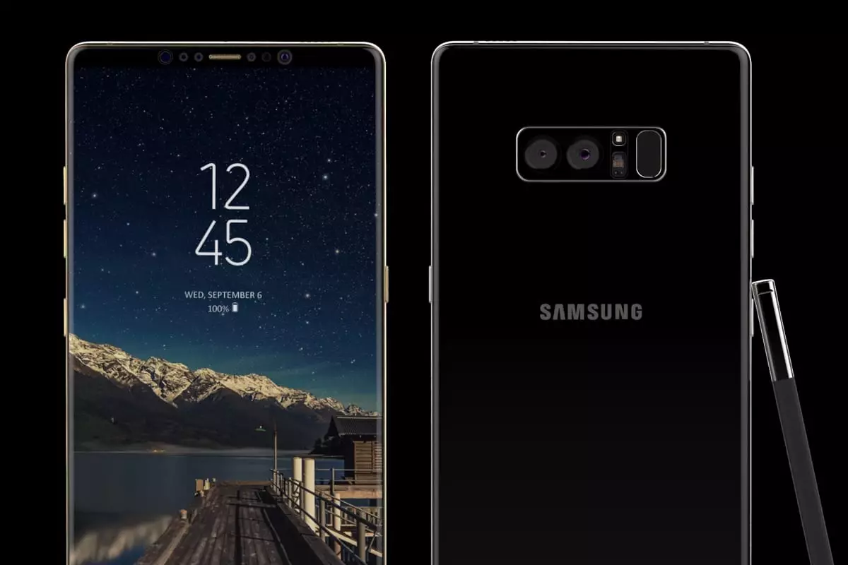Samsung je pokazao radoznao Galaxy Note 8 - kao Galaxy S8, ali samo hladnjak 7272_1