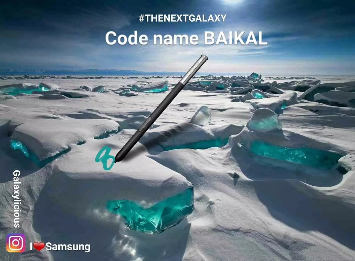Samsung Galaxy Nóta 7 Baikal
