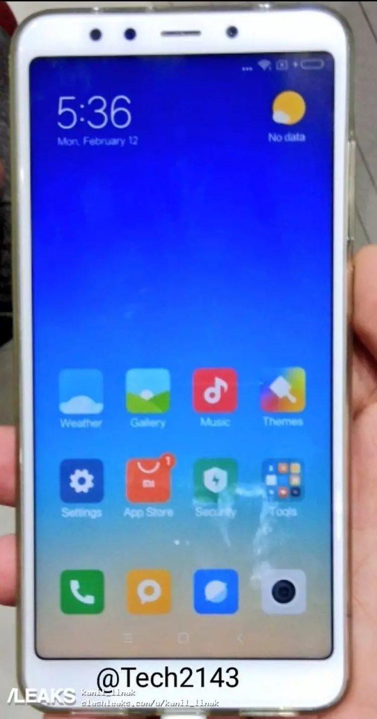 Xiaomi Redmi નોટ માટે વર્તમાન ભાવ 5 અને જાહેરાતની પૂર્વસંધ્યા પર રેડમી નોંધ 5 પ્રો 7718_4