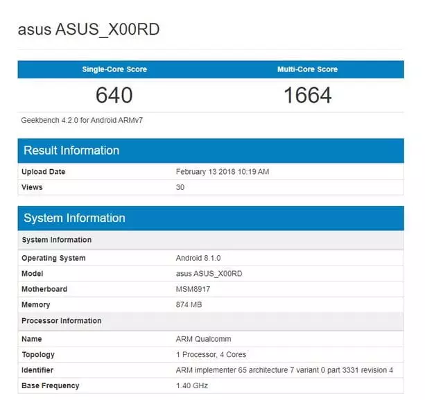 Android 8.1 Oreo- ൽ അസൂസ് വളരെ താങ്ങാനാവുന്ന ഒരു സ്മാർട്ട്ഫോൺ സൃഷ്ടിച്ചു 7940_3