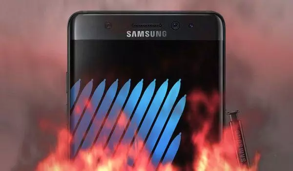 Samsung Galaxy Nóta 7 Ceannaigh Dóiteáin