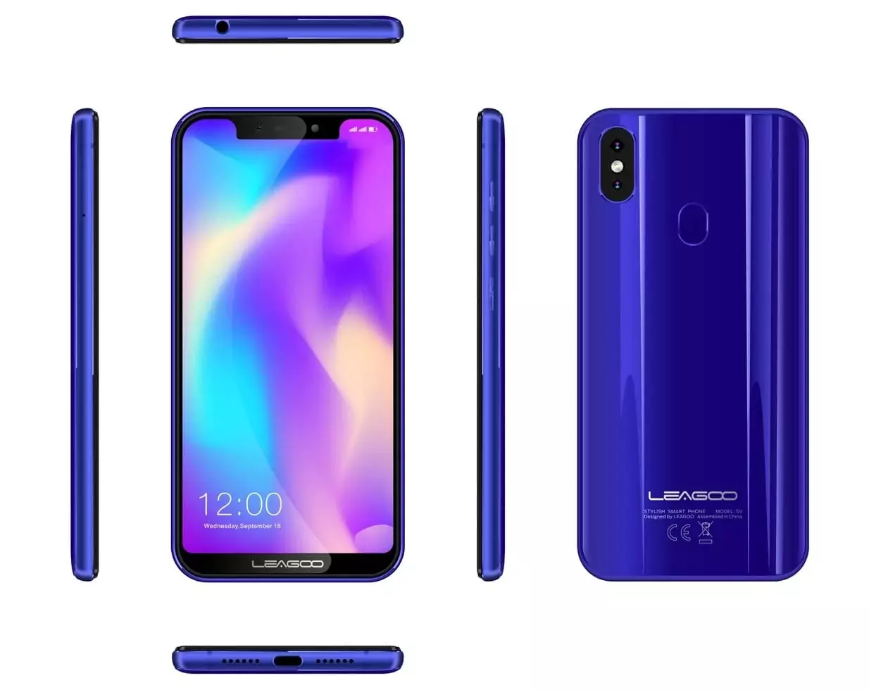 Leagoo s9 yabaye clone iphone x, ariko hamwe nigitambara cyintoki nigiciro gito 8100_2