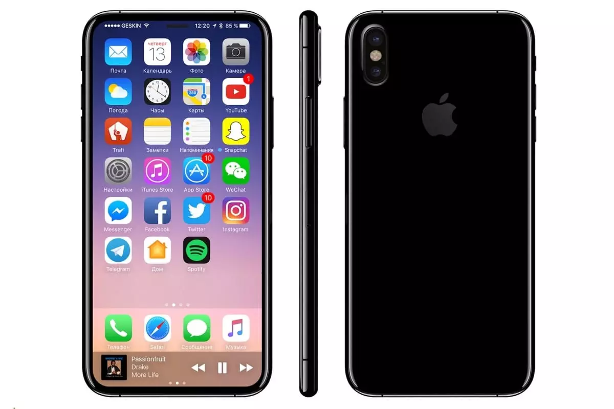 Smartphone rau credit: Qhov tiag tus nqi ntawm lub iPhone 8 nrog lub OLED kev tshuaj ntsuam nyeem txhua leej txhua tus nyob rau hauv lub poob siab 8281_2