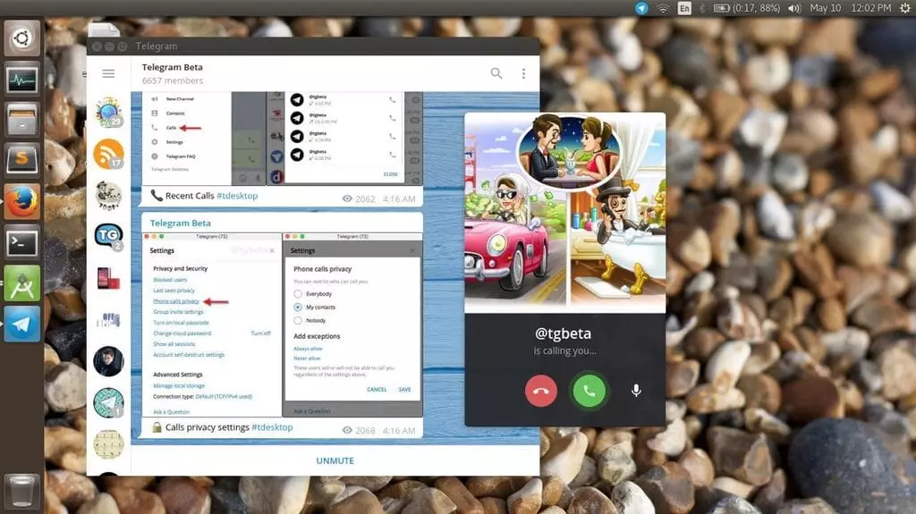 Telegram mauaina le lagolago mo le leo valaau i Macos ma Windows 8300_4