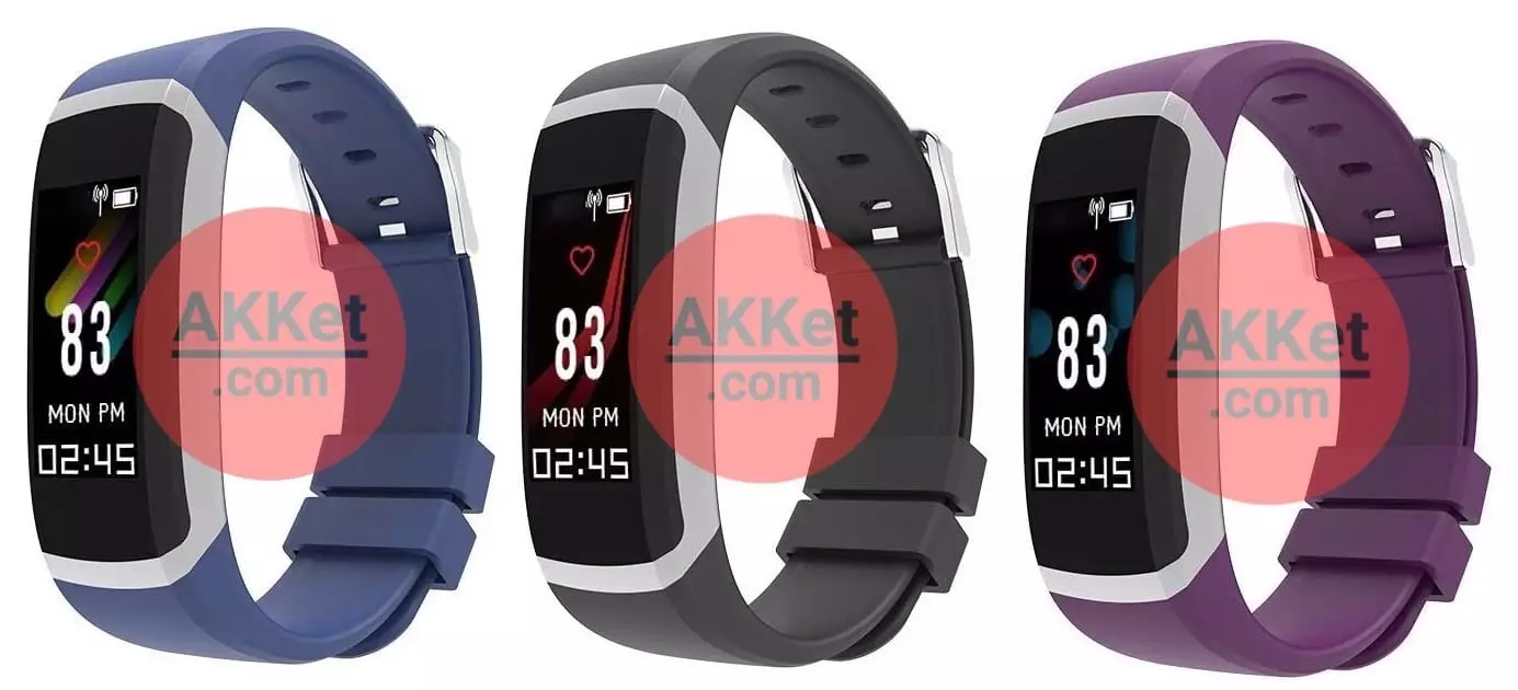 Uimastamine Xiaomi MI Band 3 kõverakraaniga pilte kolme värvi 8668_5