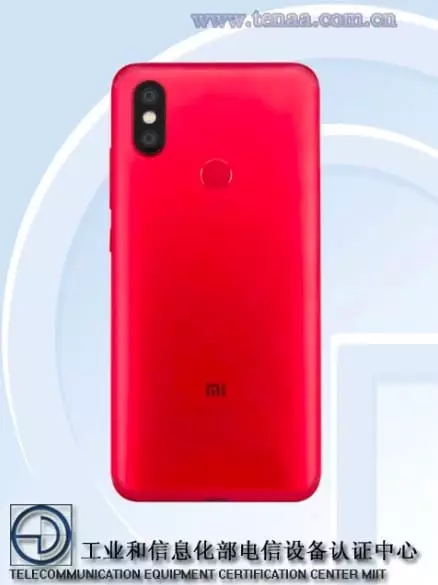 Xiaomi mi 6x ricevis duoblan fotilon, malkaranan ekranon kaj ruĝan koloron 8959_4