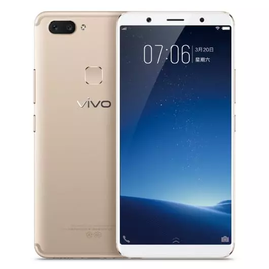 Ogeysiiska Vivo X20 iyo X20 Waxaa lagu daray taleefanka casriga ah si weheliso scanner wejiga iyo laba kaamirooyin ah 9050_2