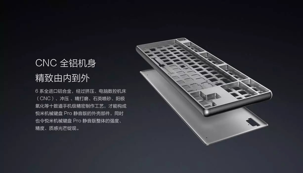 Xiaomi Yuemi Mehāniskā pro - Premium mehāniskā tastatūra 9120_2