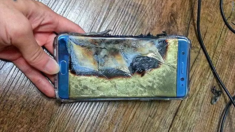 Samsung Galaxy Note 7 Fire 2