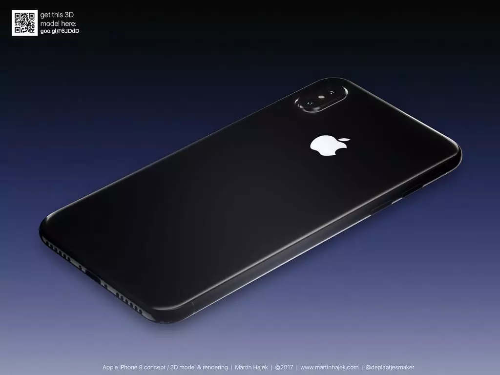 Барлық жағынан суреттердегі кримсіз экранмен жұмыс істейтін iPhone 8 жұмыс 9266_12