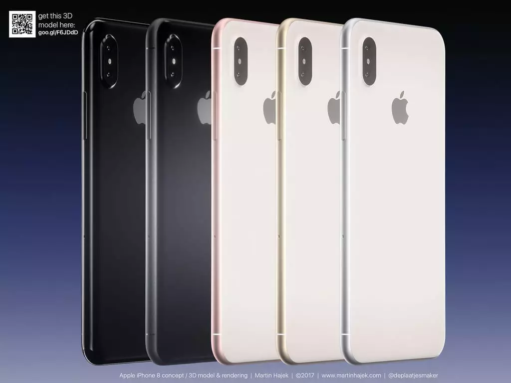 Rade iPhone 8 sa ekranom cramless na slikama sa svih strana 9266_7