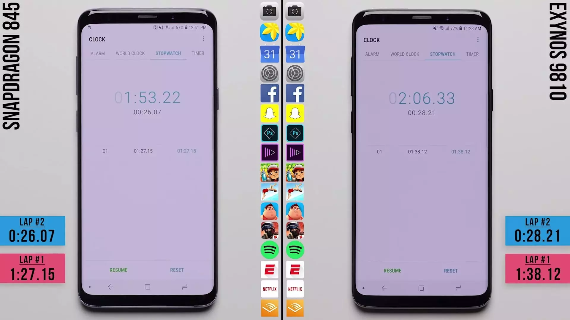 Samsung Galaxy S9 for Russia and Europe works much slower than the model for the US 9882_3